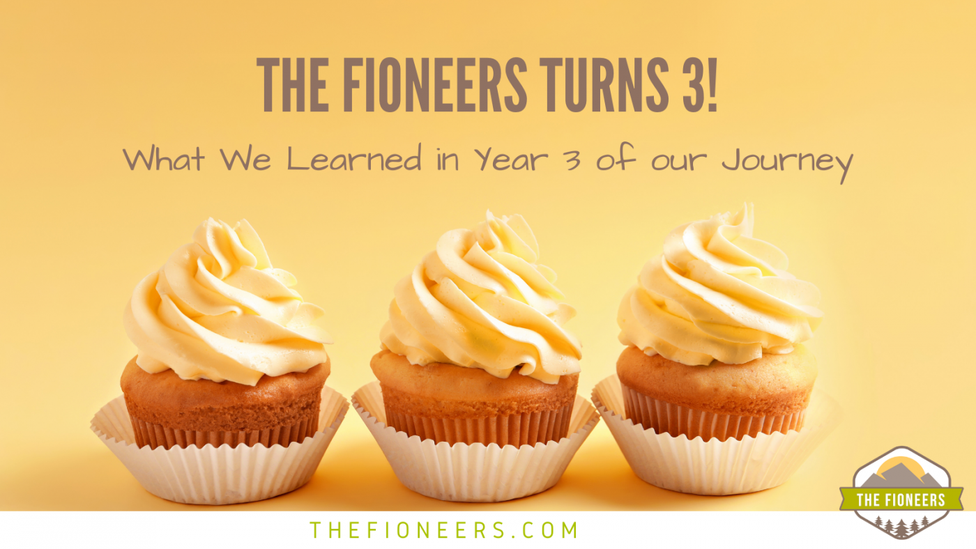 What We Learned In Our Third Year Pursuing FI - The Fioneers